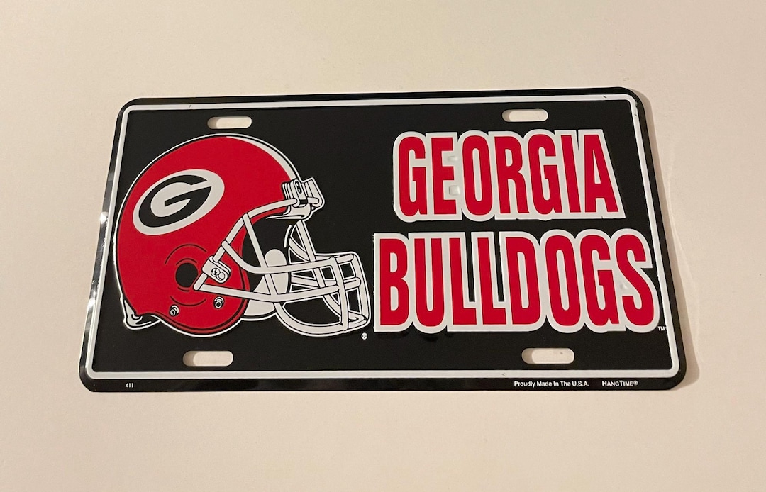 University of Georgia Bulldogs Booster Licens Plate - Etsy