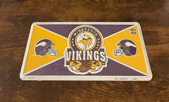 Minnesota Vikings Booster License Plate Football Fan Gift - Etsy