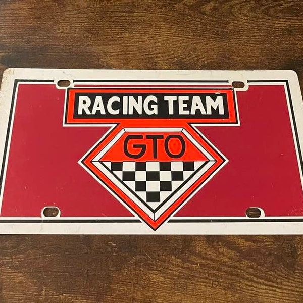 Pontiac Gto License Plate - Etsy