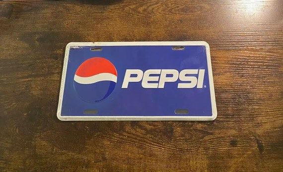 Pepsi Cola Booster License Plate Vintage Soda Brand - Etsy