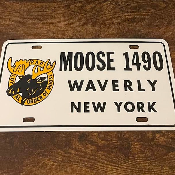 Moose License Plate - Etsy
