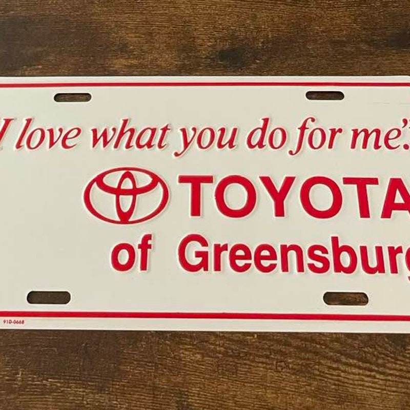 I Love You License Plate - Etsy