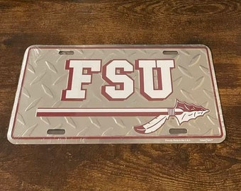 Fsu License Plate - Etsy