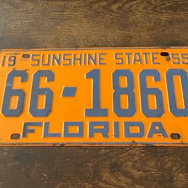 1955 License Plates - Etsy