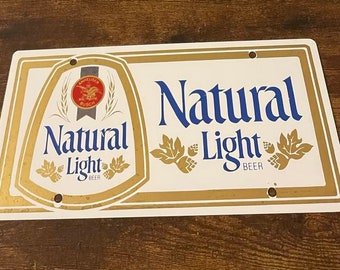 Natural Light Beer Sign - Etsy