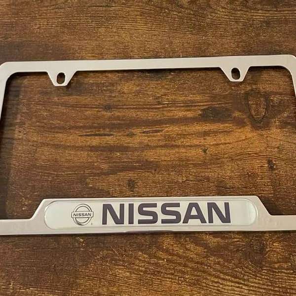 Nissan License Plate Frame - Etsy