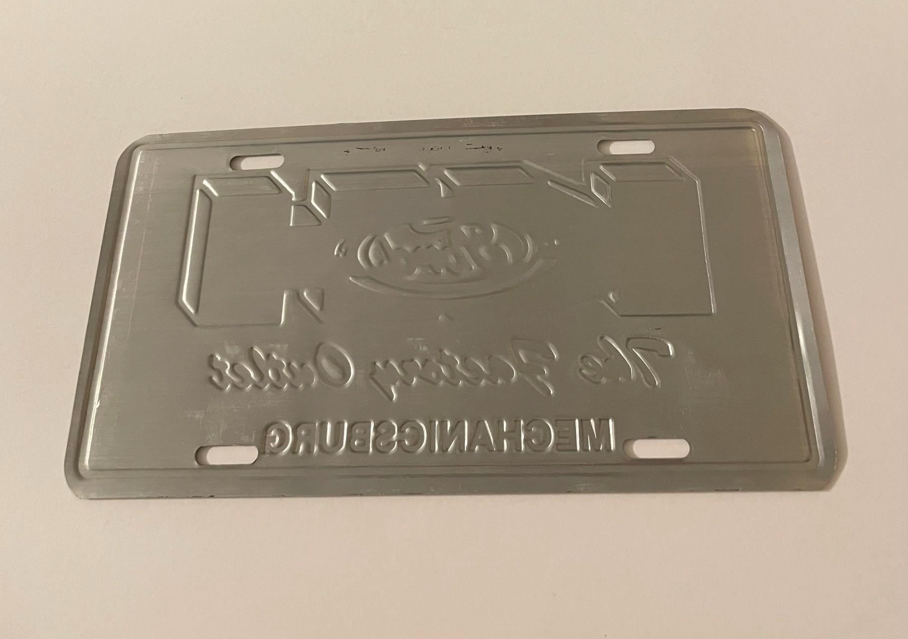 KH Ford Dealership Booster License Plate Mechanicsburg Pennsylvania ...