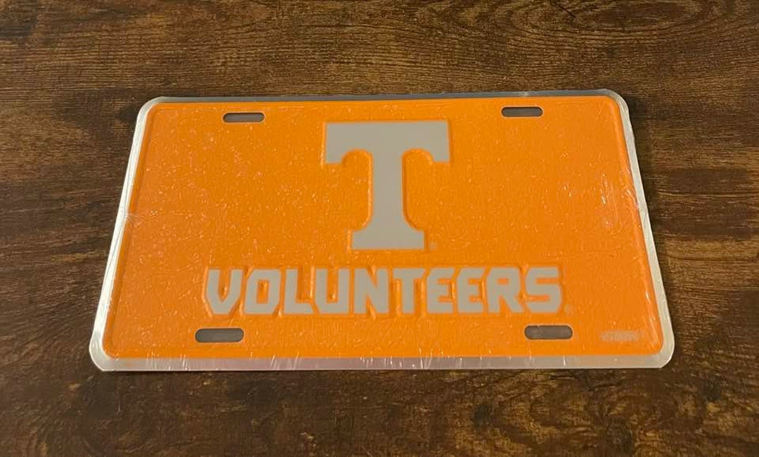 UT University of Tennessee Booster License Plate Go Vols Volunteers Big ...