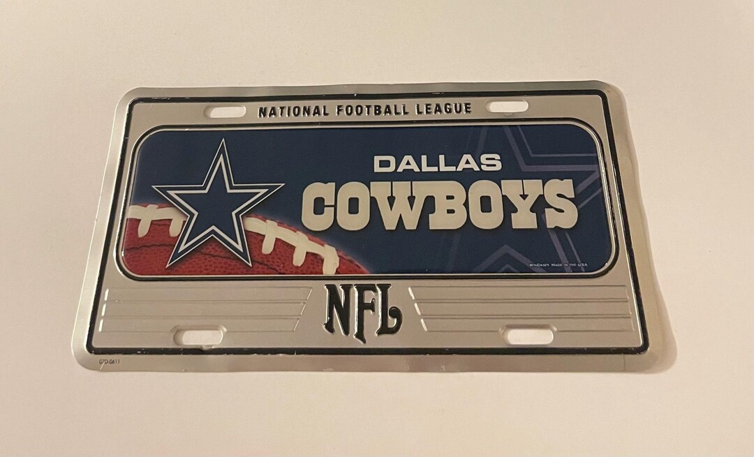 Dallas Cowboys Booster License Plate - Etsy