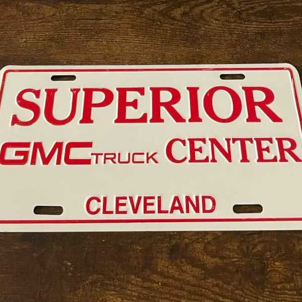 Truck License Plate Gmc - Etsy