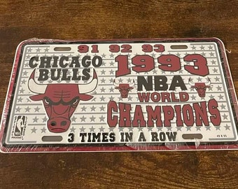 Chicago Bulls License Plate - Etsy