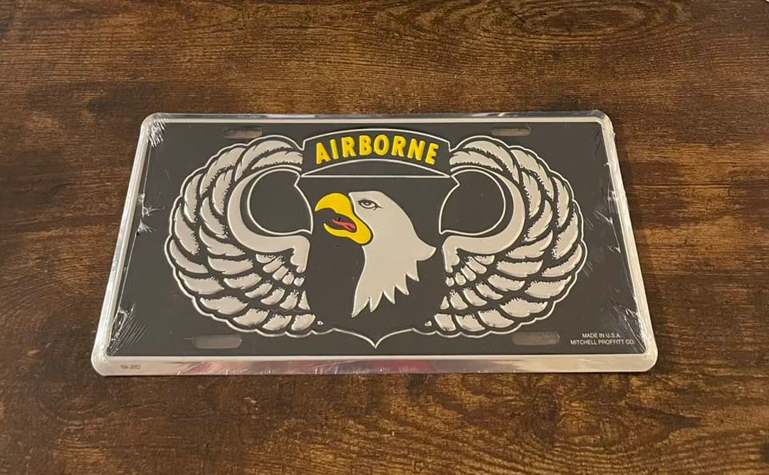 Army Airborne Booster License Plate Paratrooper Special Operations - Etsy
