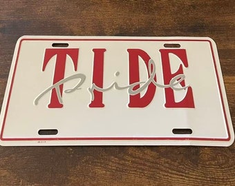 Alabama Crimson Tide License Plate - Etsy