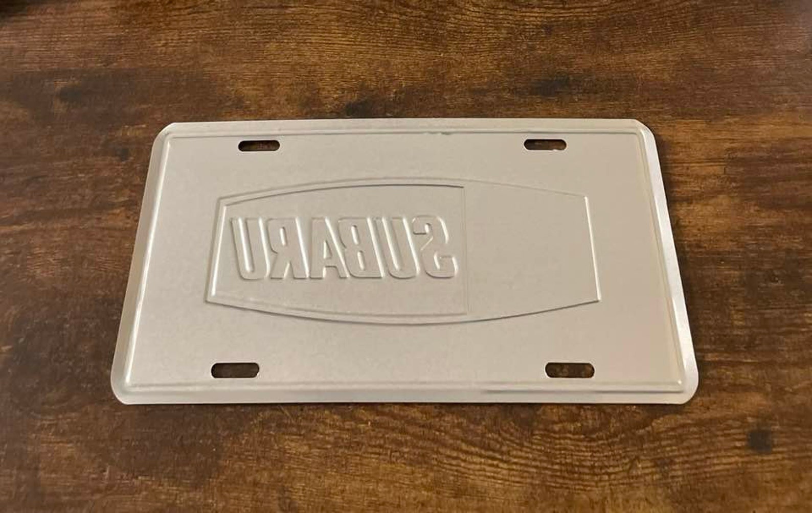 Vintage Subaru Booster License Plate Crosstrek Forester Outback Impreza ...