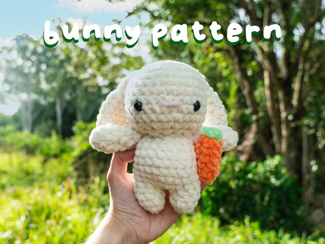 Crochet Bunny Pattern, Rabbit Crochet Pattern, Amigurumi Bunny Plush ...