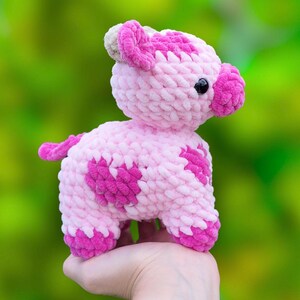 Heart Cow Crochet Pattern - Valentine's Day Amigurumi Crochet Cow PDF ...