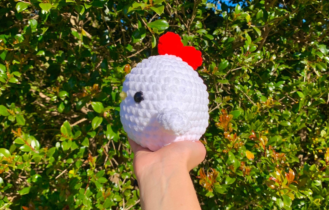 Chicken Crochet Pattern PDF Cute Chicken Plushie Amigurumi - Etsy