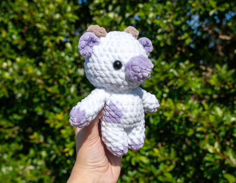 Patrón de Vaca a Crochet - Patrón de Ganchillo Amigurumi Vaca - Etsy México