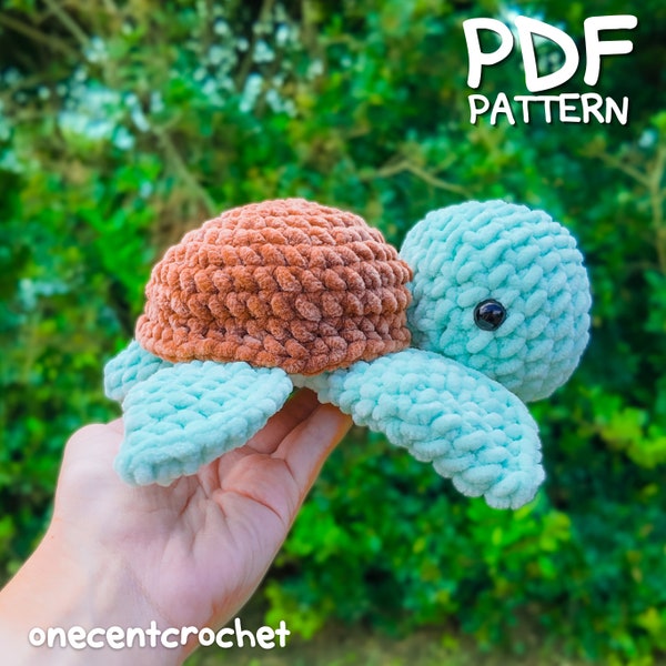 Turtle Plush Pattern - Etsy