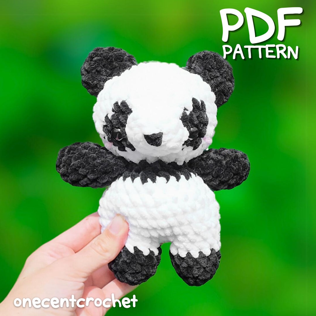 Crochet Panda Pattern - Amigurumi Panda Bear Crochet Pattern - Etsy