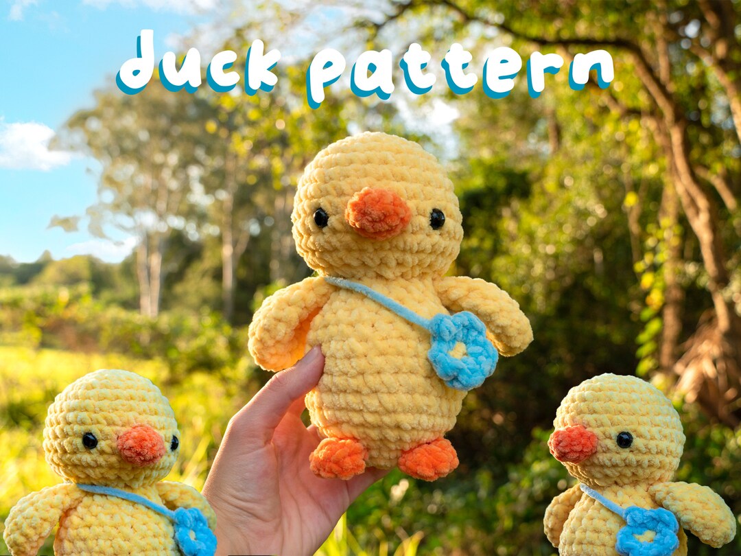 Crochet Pattern Duck PDF Pattern Amigurumi Tutorial Duck - Etsy