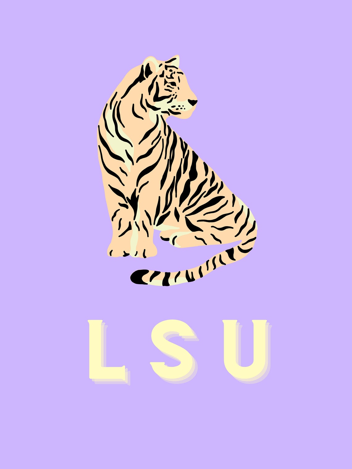 LSU Tigers Wall Decor - Etsy