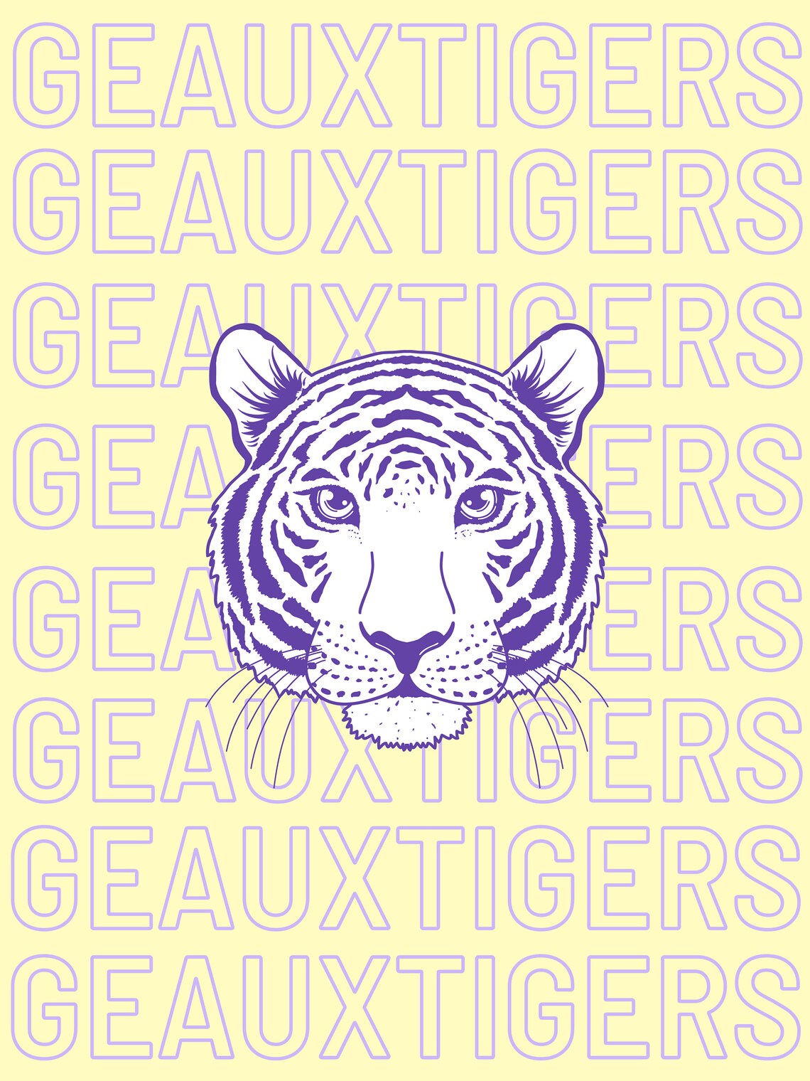 LSU Tigers Wall Decor - Etsy