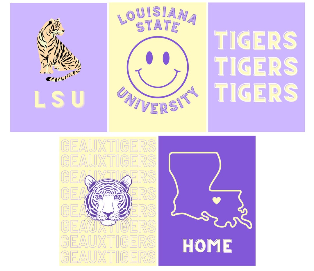 LSU Tigers Wall Decor - Etsy