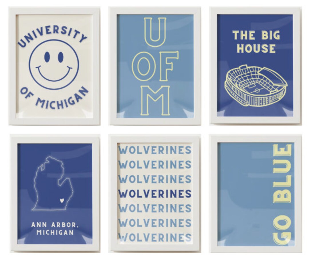 Michigan Poster - Etsy