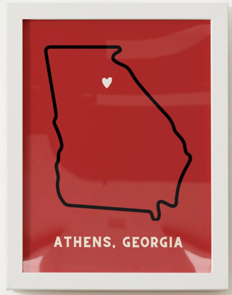 Georgia Poster - Etsy
