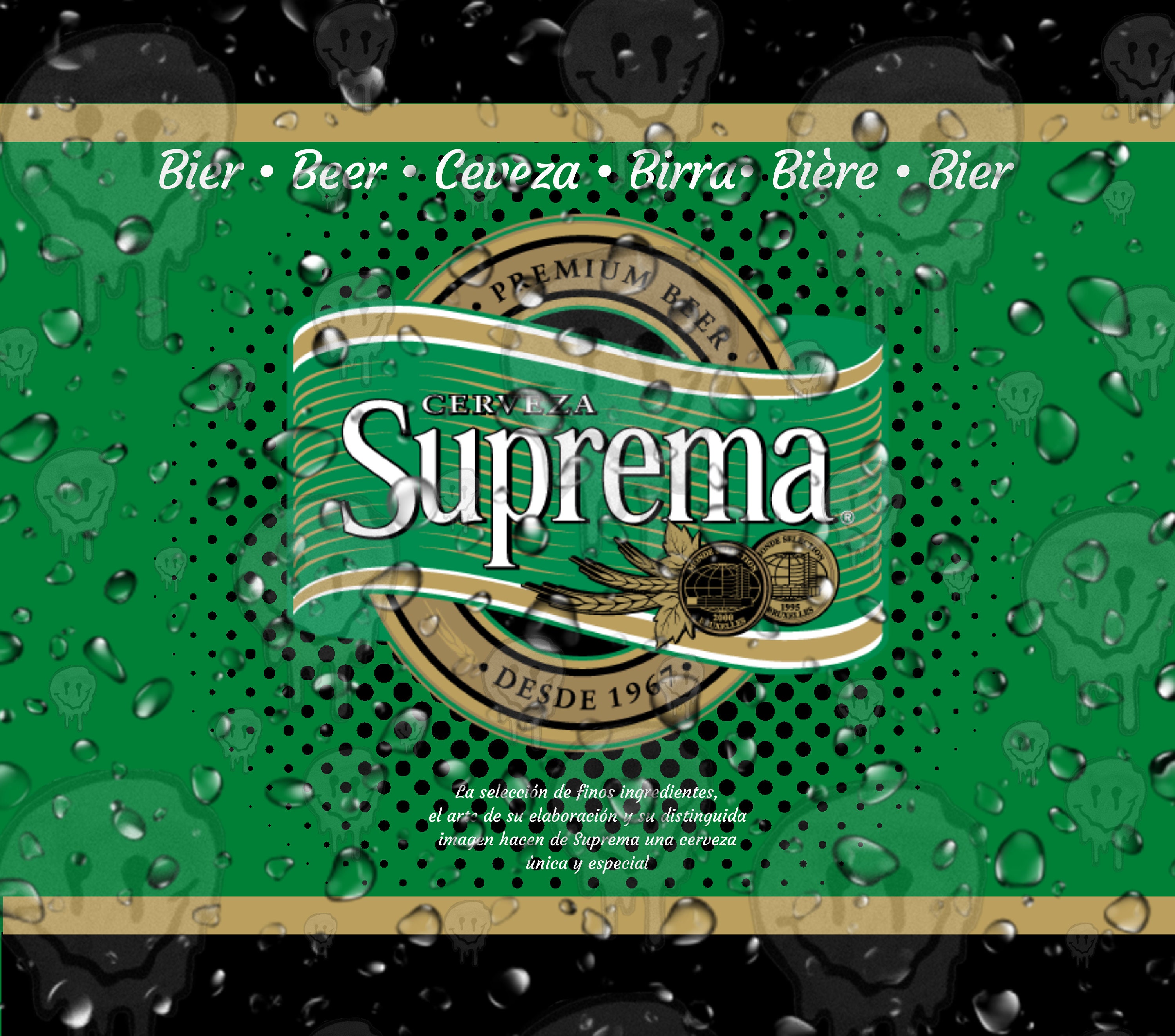 Suprema Beer Skinny Tumbler Wrap 20oz El Salvador - Etsy