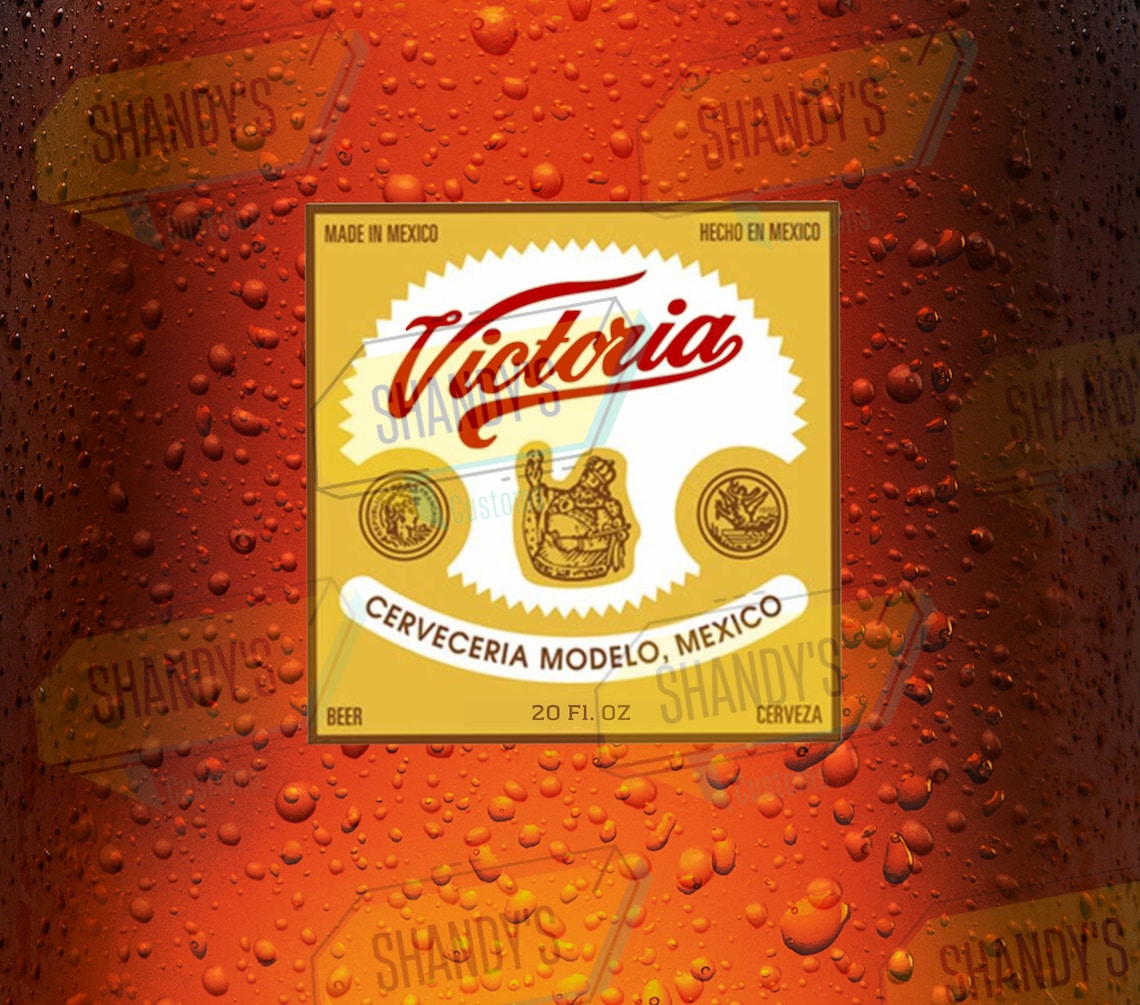 Victoria Cerveza Png Wrap/ 20oz Tumbler - Etsy