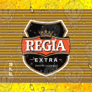Regia Beer Skinny Tumbler Wrap 20oz El Salvador - Etsy
