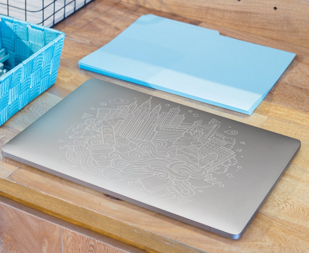 New York City Squarish Design Laser Files for Engraving - Etsy