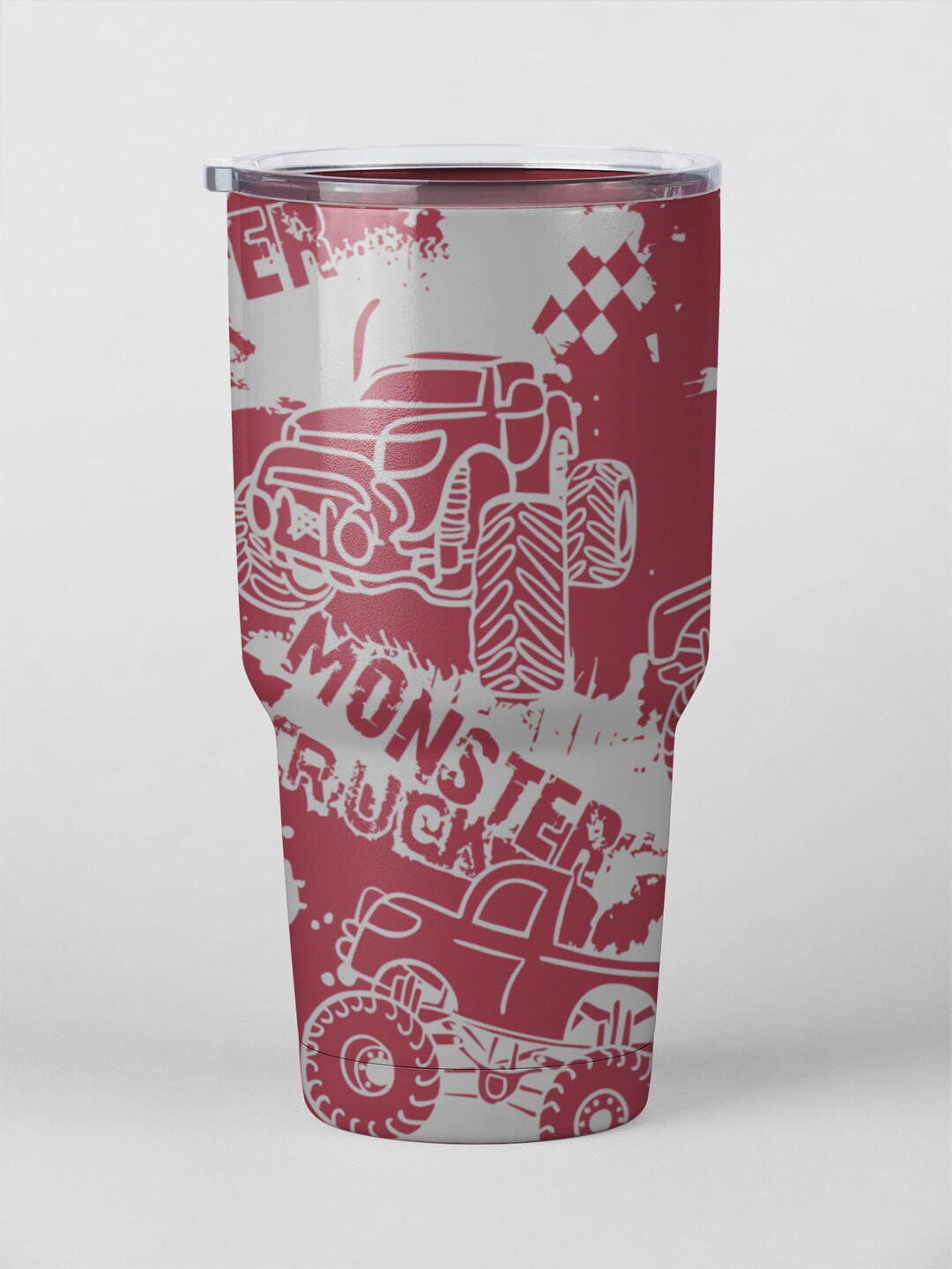Monster Truck Full Wrap Design Laser Files for Tumblers, Bottles, Cups ...