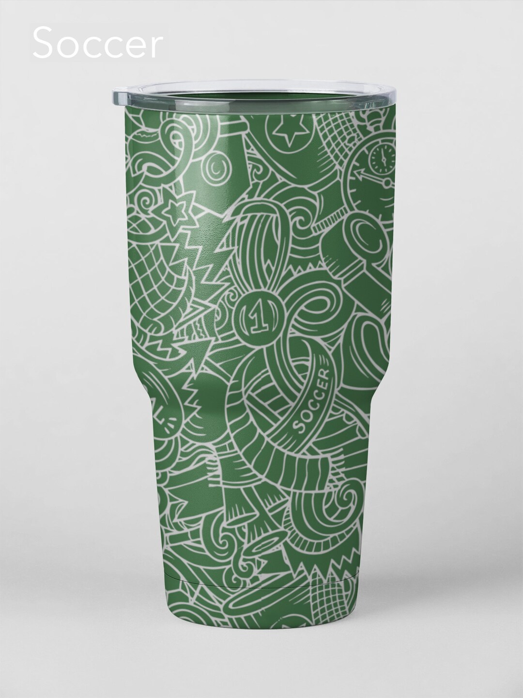 Soccer Full Wrap Design Laser Files for Tumblers, Bottles, Cups or ...