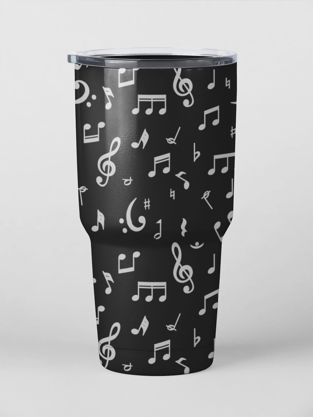 Music Notes Full Wrap Design Laser Files for Tumblers, Bottles, Cups or ...