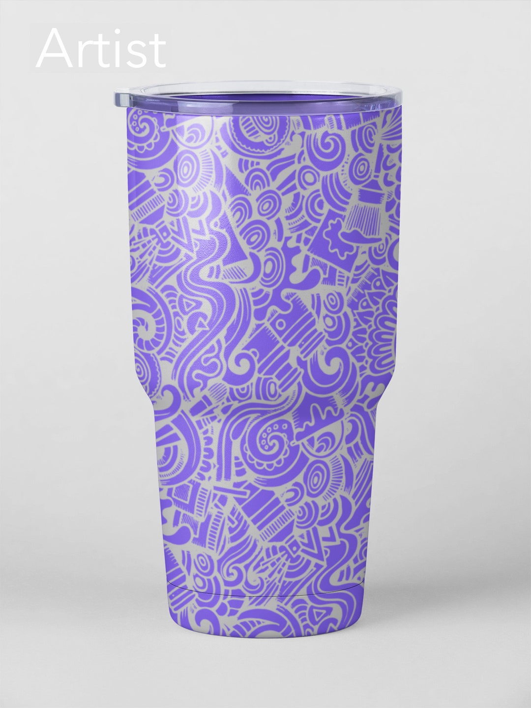 Artist Full Wrap Design Laser Files for Tumblers, Bottles, Cups or ...