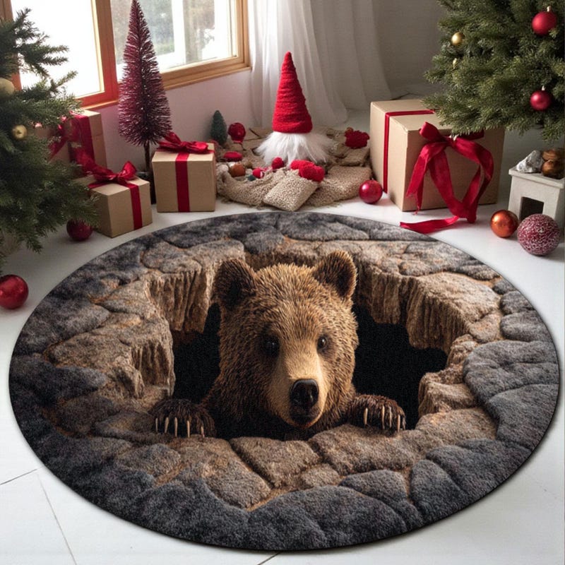 Bear Rug Illusion - Etsy
