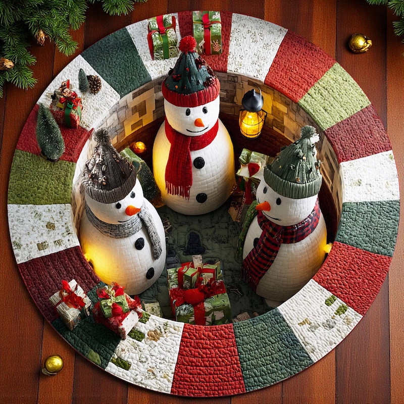 3d Quilted Christmas Rug - Etsy