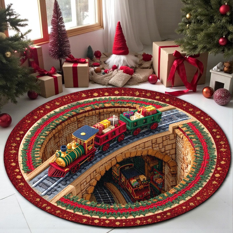 Christmas Rug Train - Etsy UK
