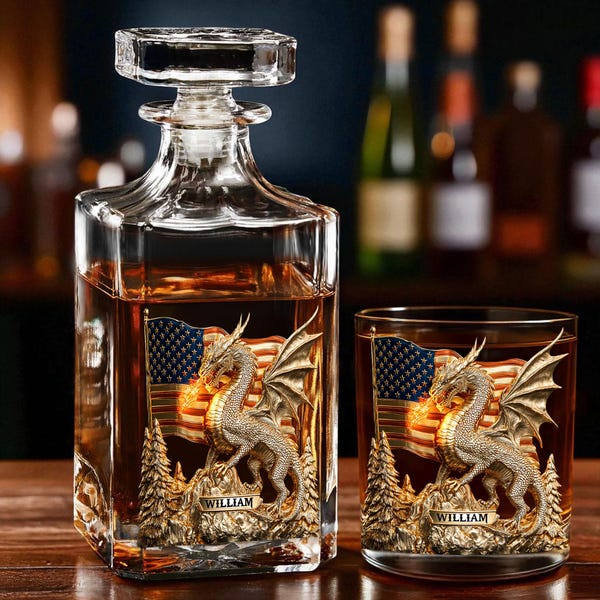 Dragon Decanter - Etsy