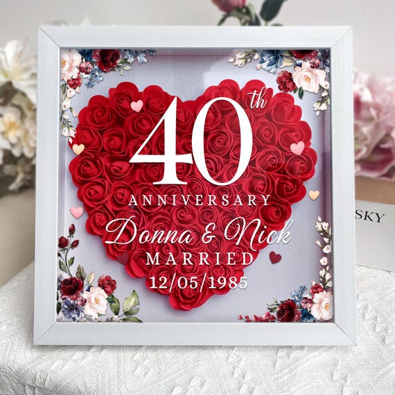 Ruby 40th wedding anniversary flowers | Beachweddingtips.com