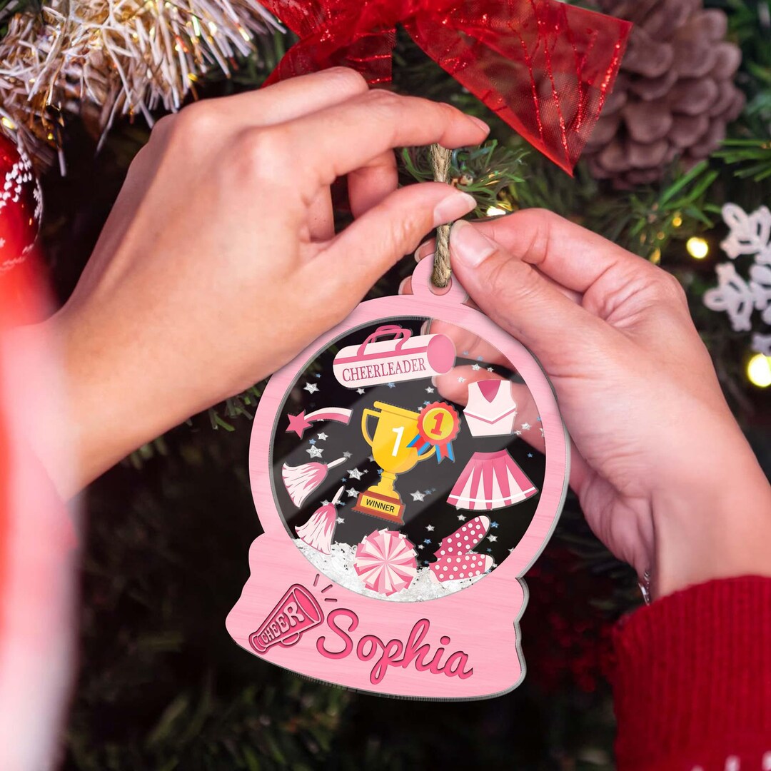 Personalized Cheerleader Shaker Suncatcher, Cheerleader Gifts ...