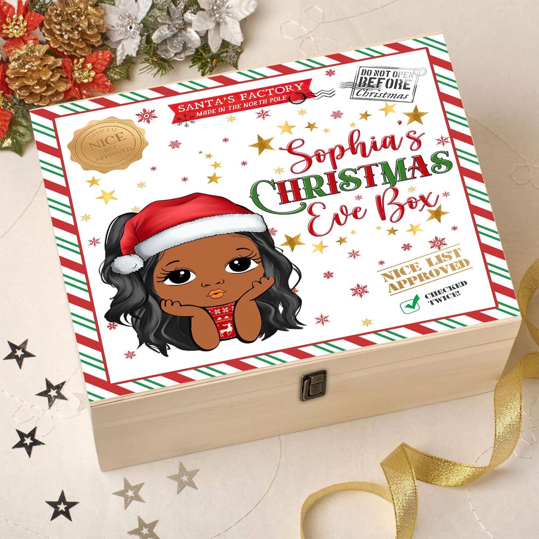 Personalized Christmas Eve Box for Children, Ready to Fill With Gift ...