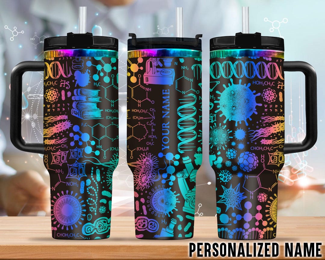 Personalized Geneticist Chroma 40 Oz Tumbler, Genetics Gift, Biology ...