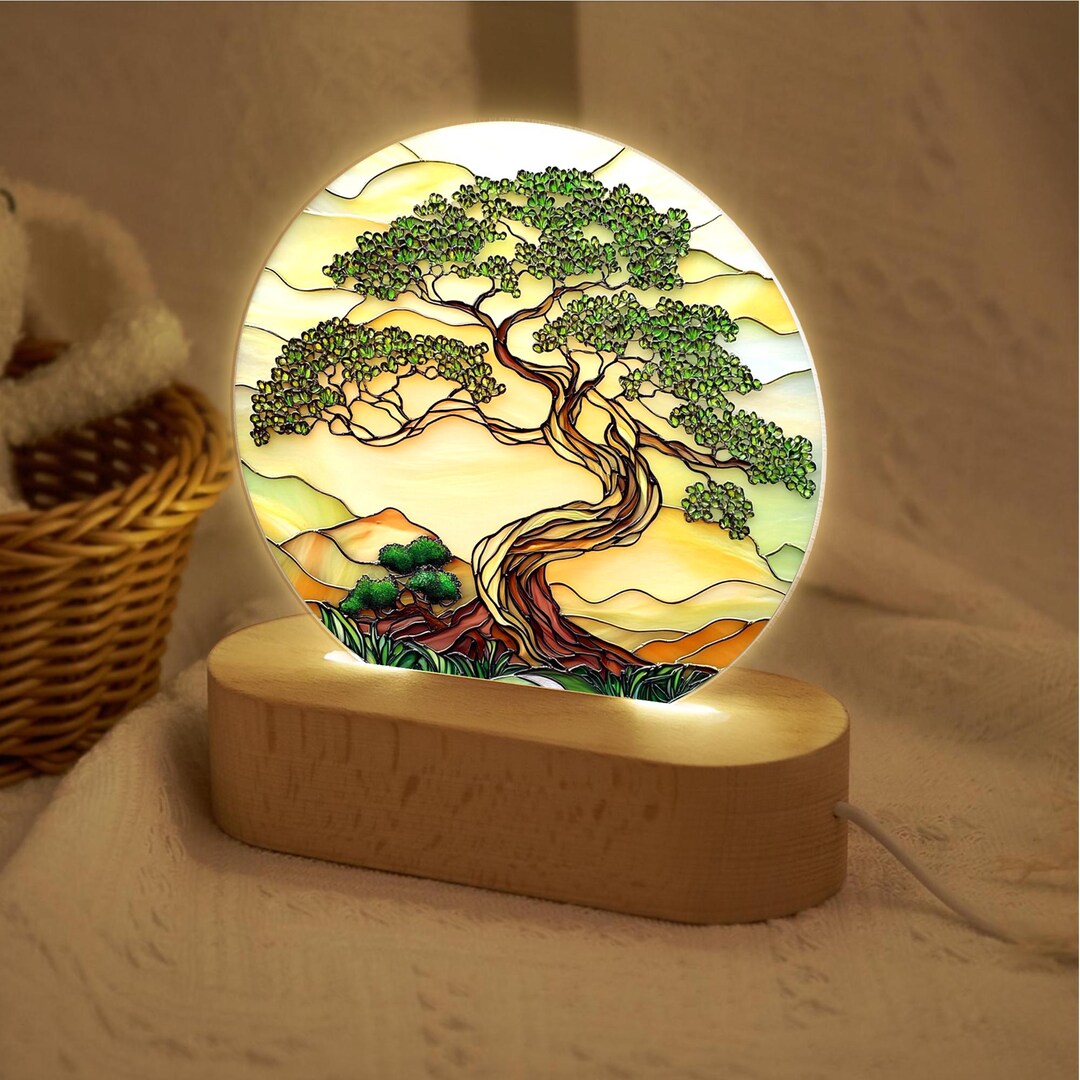 Bonsai Tree Led Light, Bonsai Japanese Led Light, Japanese Tree Decor ...