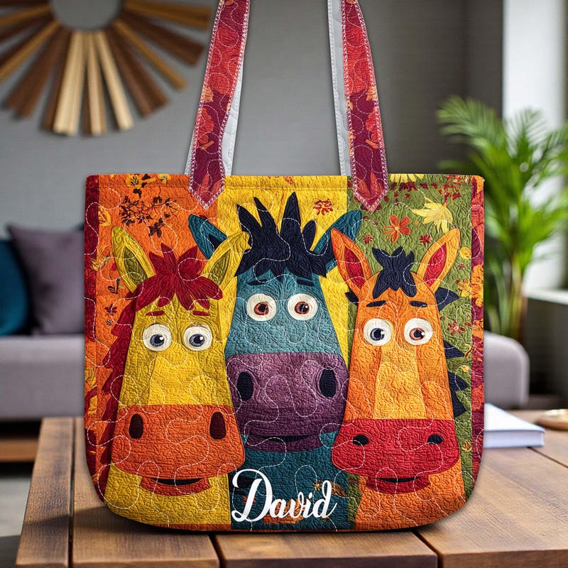 Quilted Tote Bags Horse - Etsy