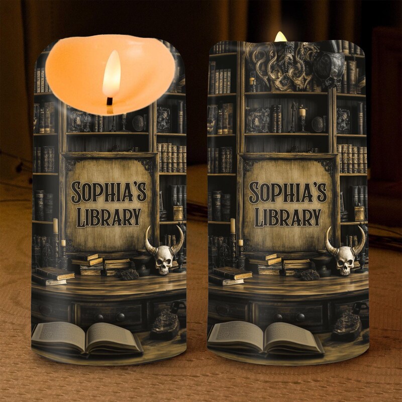 Library Candle - Etsy