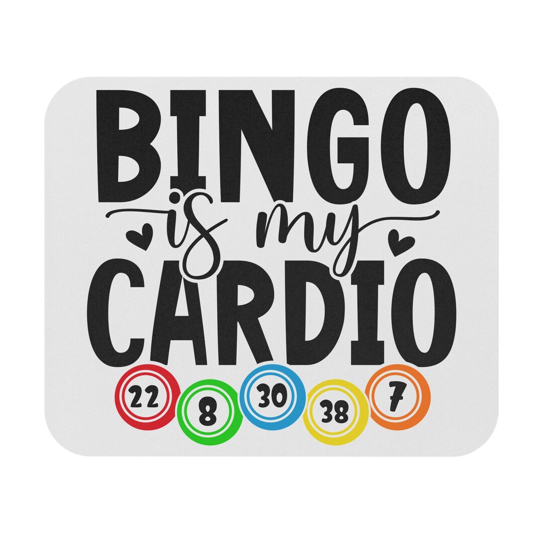 Bingo Mouse Pad, Fun Gamer Accessory, Office Decor, Gift for Bingo ...